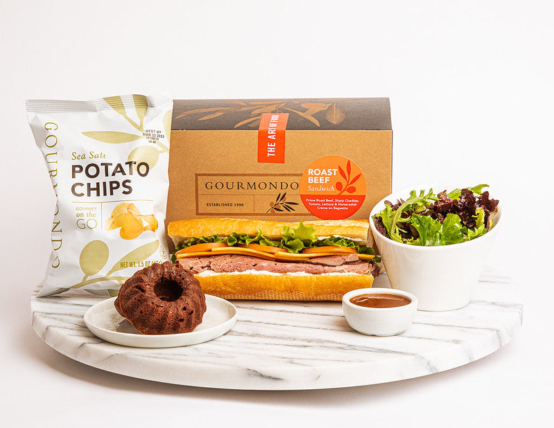 Roast Beef Sandwich Box Lunch – Gourmondo Cafe & Catering