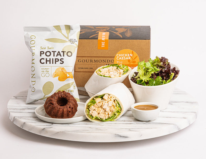 Chicken Caesar Wrap Box Lunch – Gourmondo Cafe & Catering
