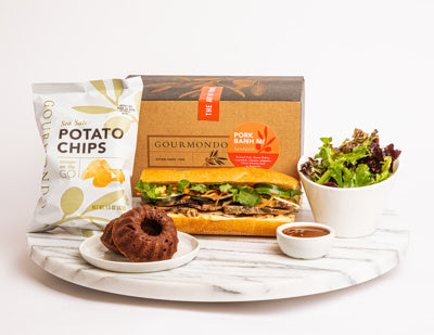 Pork Banh Mi Sandwich Box Lunch – Gourmondo Cafe & Catering