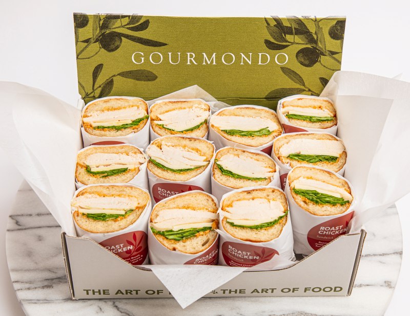 Roast Chicken Sandwich Platter – Gourmondo Cafe & Catering