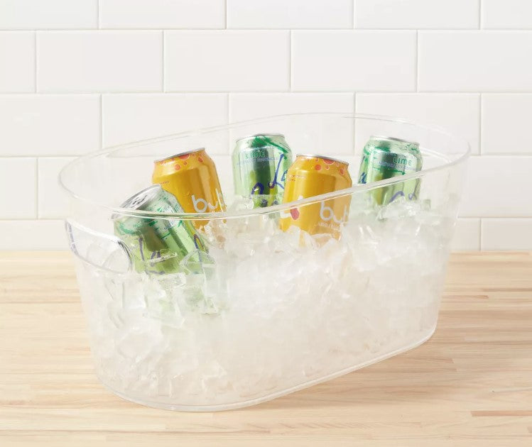 Beverage Container with Bag of Ice – Gourmondo Cafe & Catering